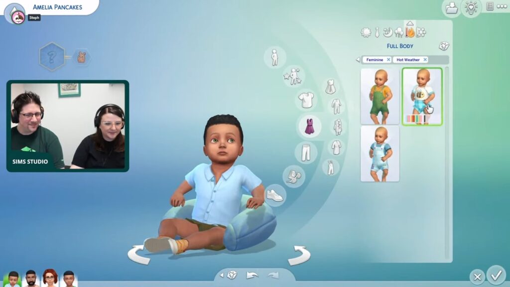 The Sims 4 Infants CAS: Customize Your Infants!