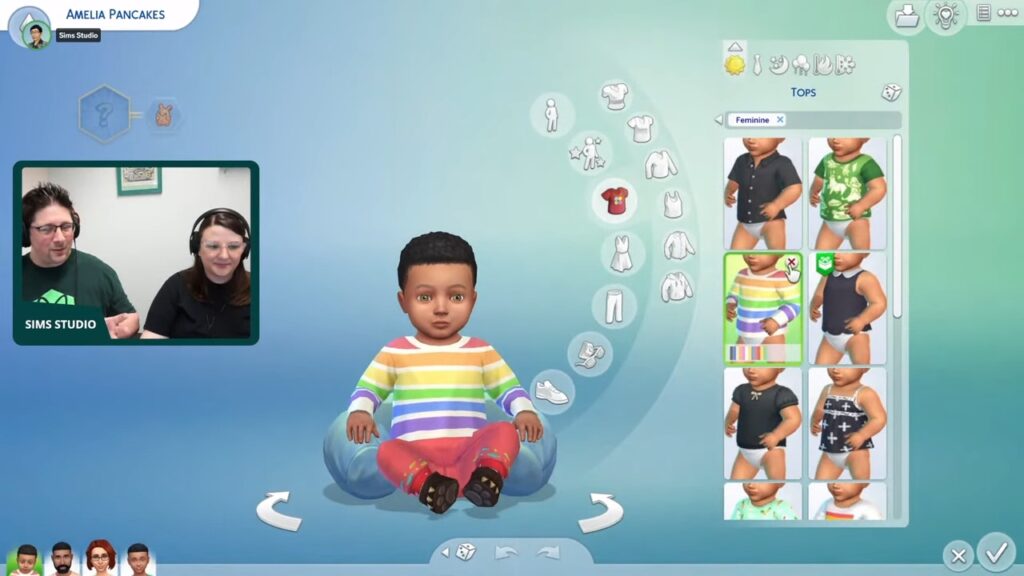 The Sims 4 Infants CAS: Customize Your Infants!