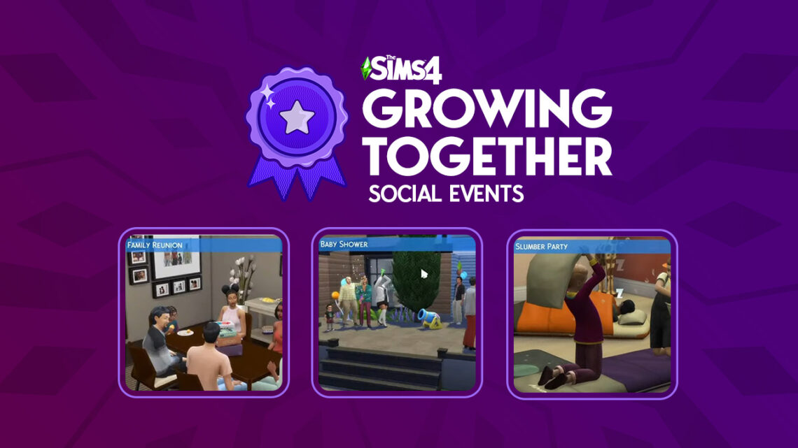 First look at new Social Events in The Sims 4 Growing Together