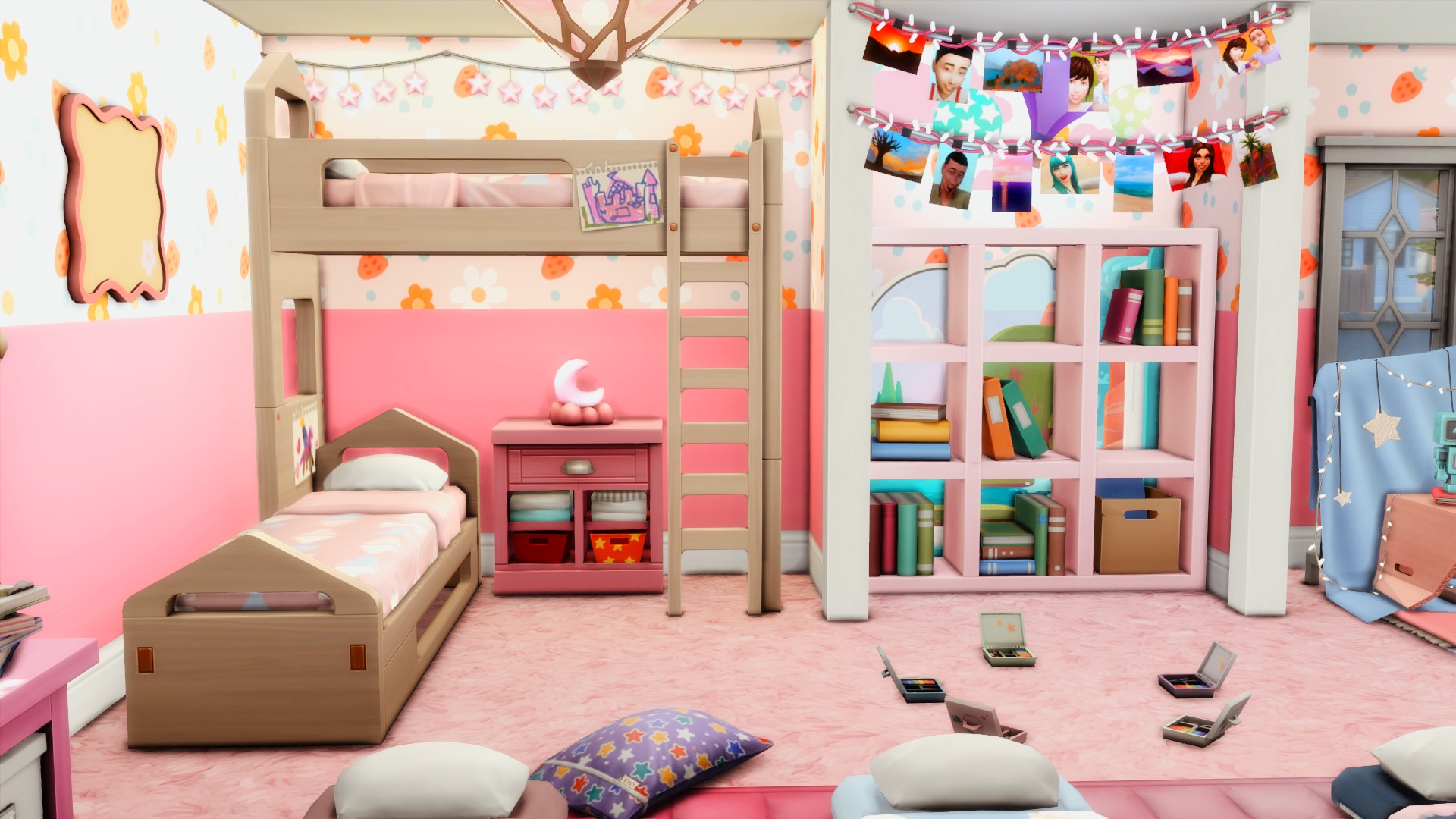 Creating a Perfect Sims 4 Slumber Party Bedroom!