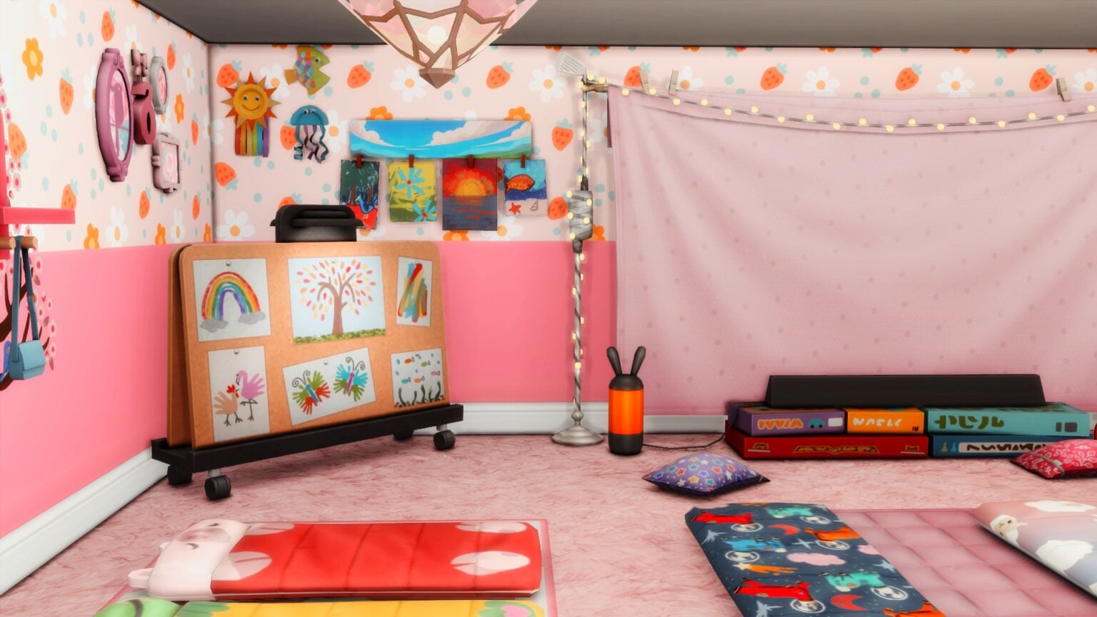 Creating a Perfect Sims 4 Slumber Party Bedroom!