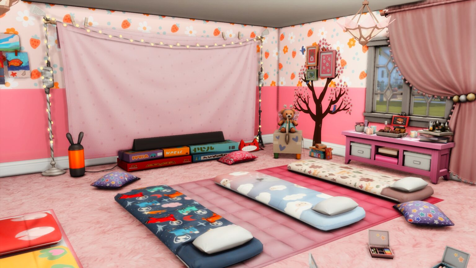 Creating A Perfect Sims 4 Slumber Party Bedroom creating-a-perfect-sims-4-slumber-party-bedroom