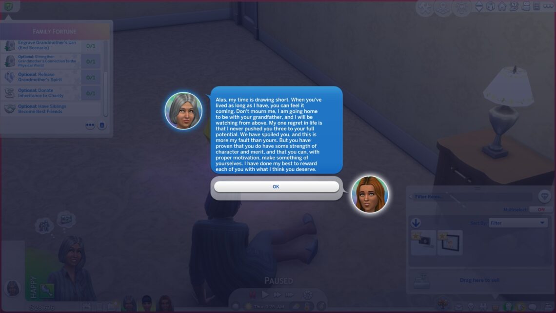 The Sims 4 Scenario Playthrough: Family Fortune