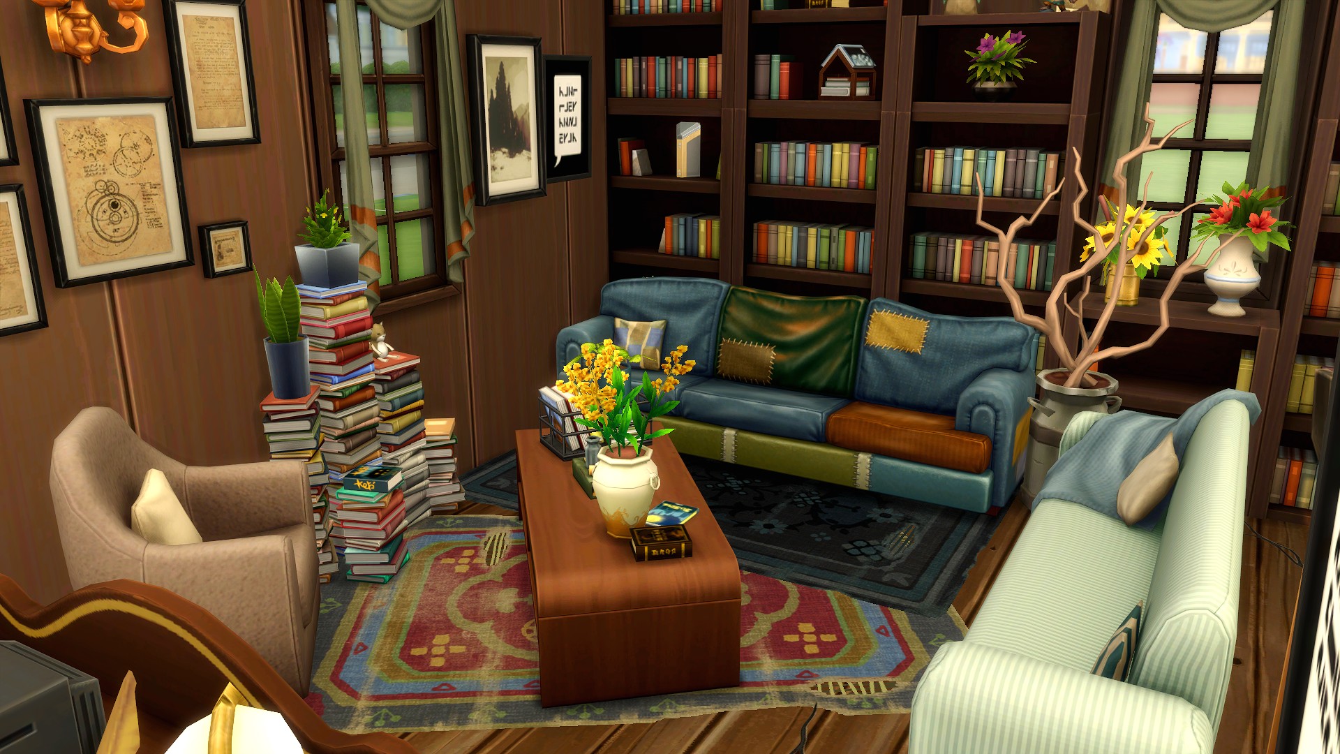 The Sims 4 Book Nook Reno: Dull to Dazzling
