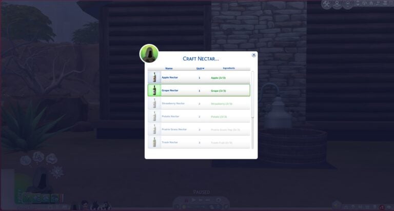 Making Fine Nectar: The Sims 4 Horse Ranch Nectar Guide