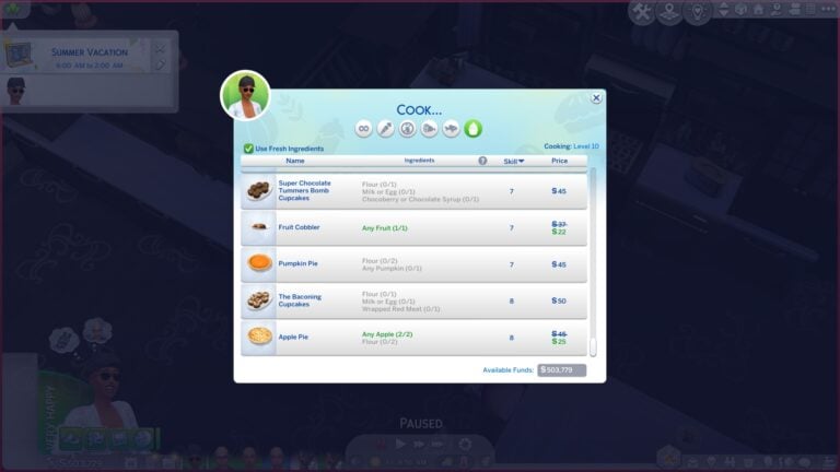 The Ultimate Sims 4 Recipe List for Ambitious Chefs!