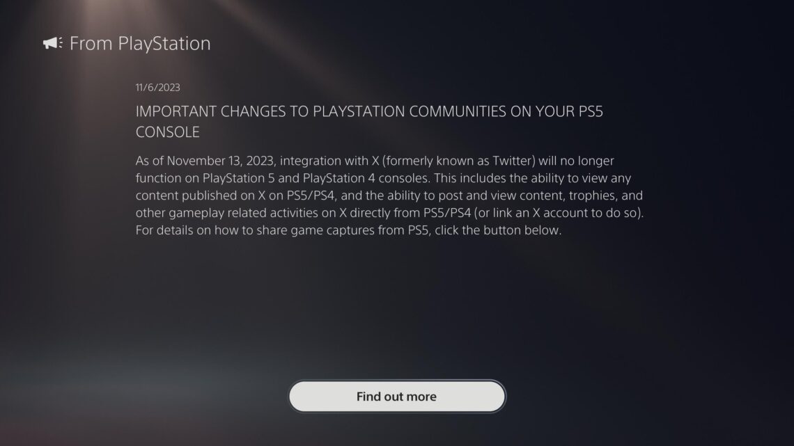 PlayStation Twitter Integration: In a Bold Move, Sony Axes X