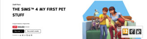 Claim your FREE Sims 4 Stuff Pack: My First Pet (PC / Mac)