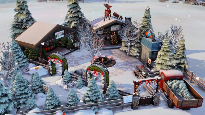 The Best Sims 4 Christmas Tree Farm Builds on the Gallery!