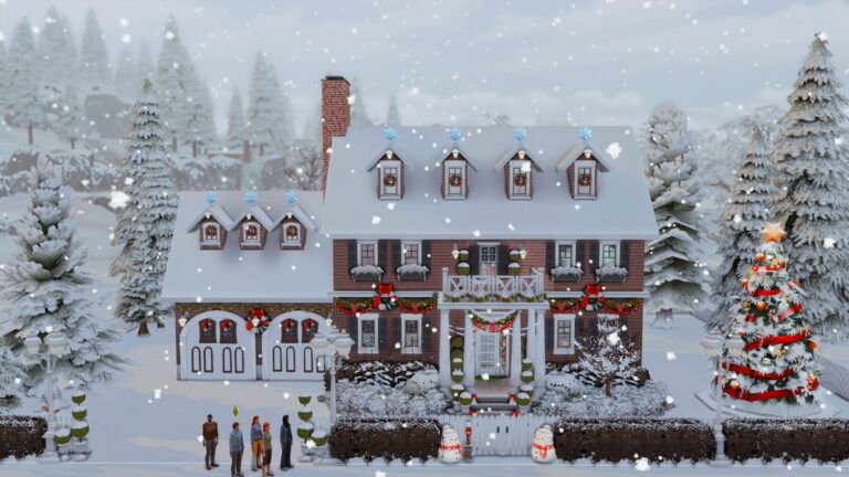 The Best Cozy Sims 4 Christmas Homes for the Holidays