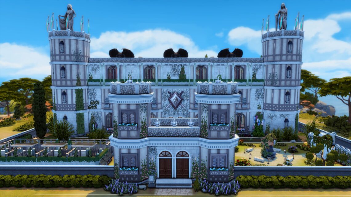 Using The Sims 4 Castle Estate Kit to Transform My Old Build