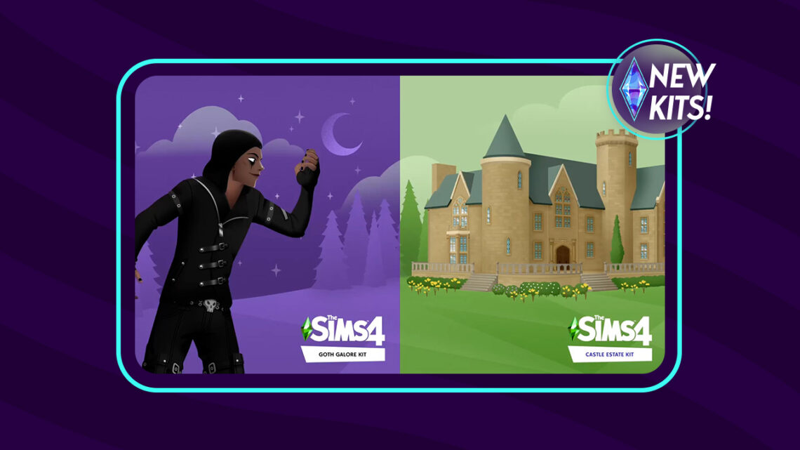 New Sims 4 Kits: Goth Galore and Castle Estate Release Info