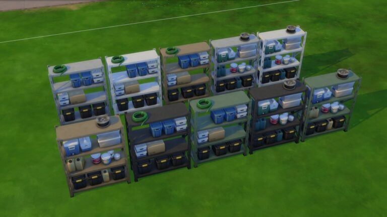 The Sims 4 Garage And Storage CC Pack Review