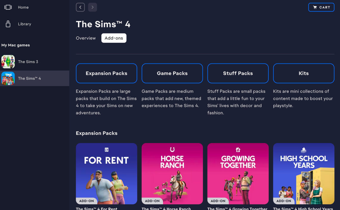 My Sims Experience with the New EA App for Mac