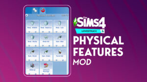 The Sims 4 Lovestruck Mod: Physical Features Attraction