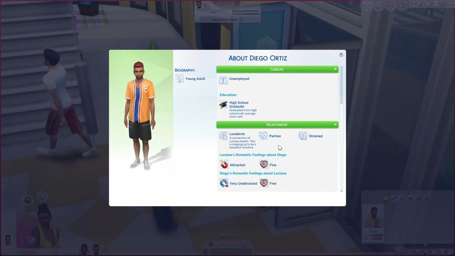 The Sims 4 Lovestruck: Romance Dynamic and Attraction Explained