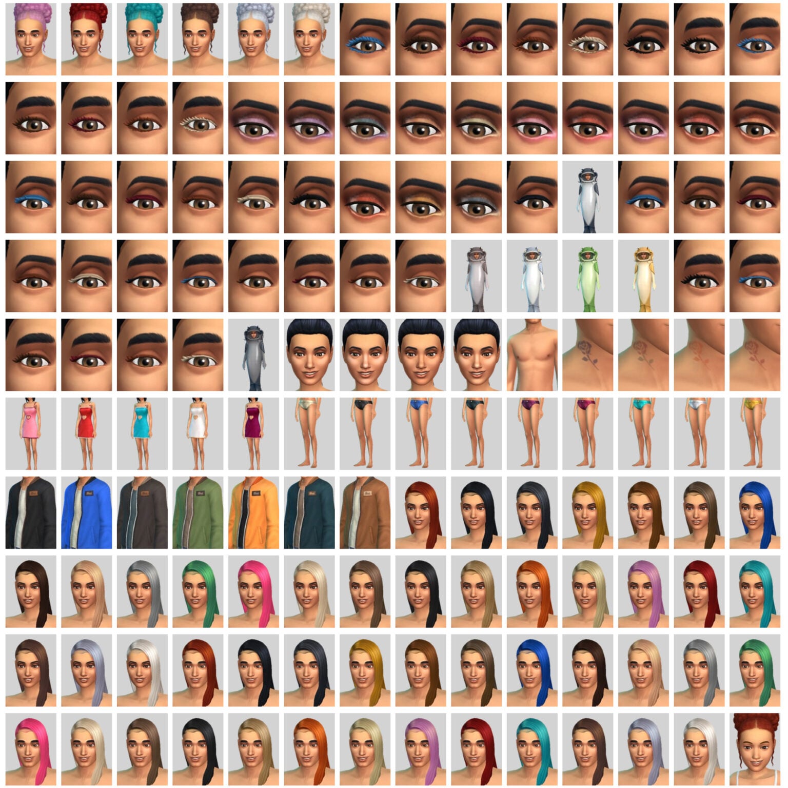 The Sims 4 Lovestruck Items: CAS and Build (With Swatches!)