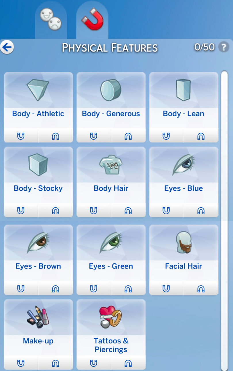 The Sims 4 Lovestruck Mod: Physical Features Attraction