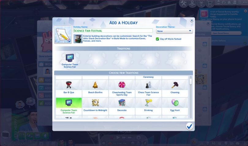The Sims 4 Schedule Festivals Mod: Organize Your Calendar!