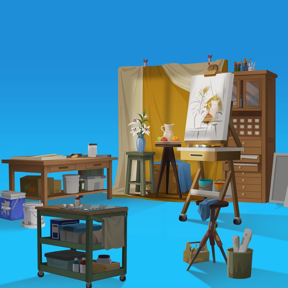 The Sims 4 Gallery Spotlight: Storybook Nursery and Artist Studio Rooms