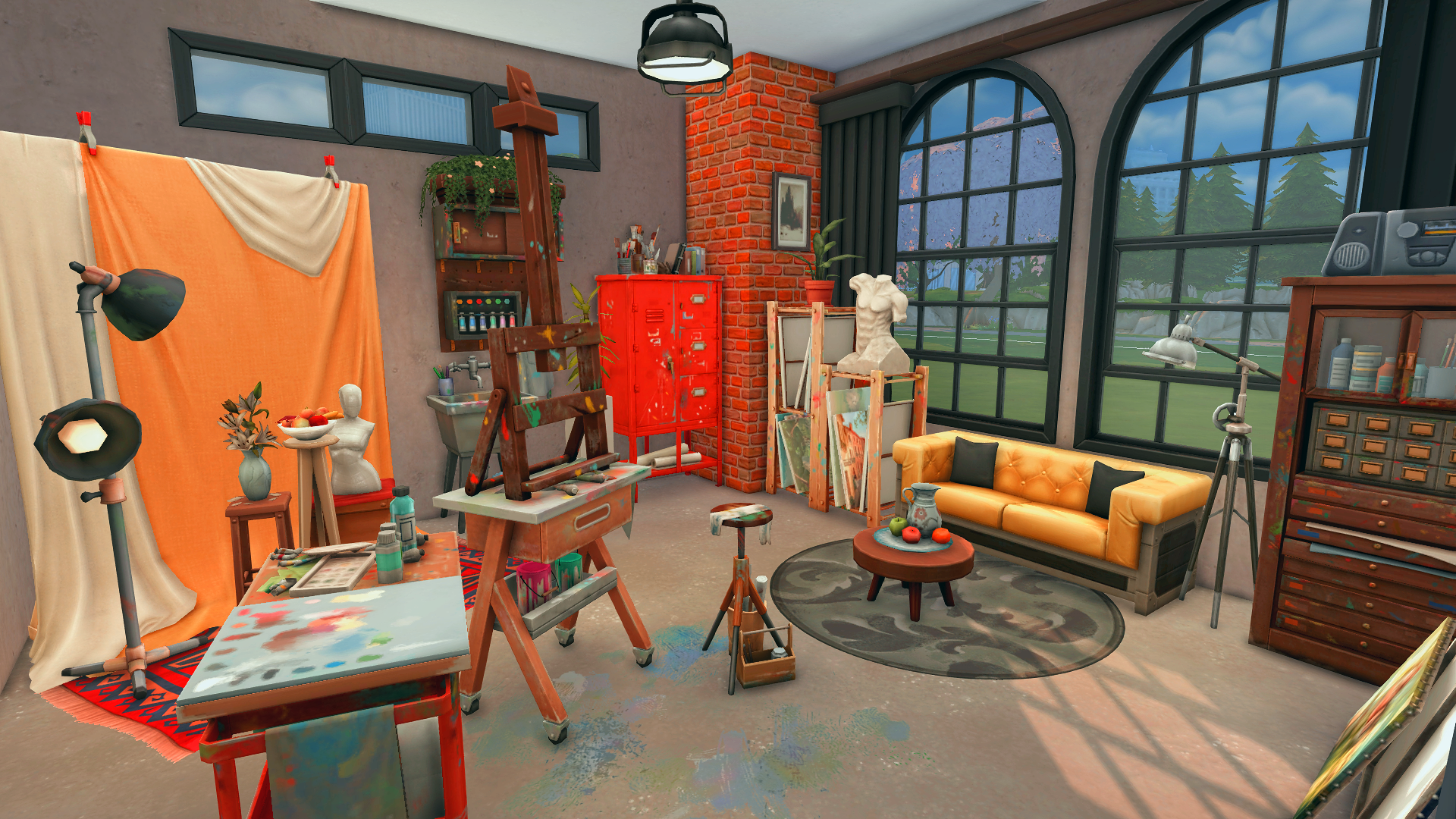 The Sims 4 Gallery Spotlight: Storybook Nursery and Artist Studio Rooms