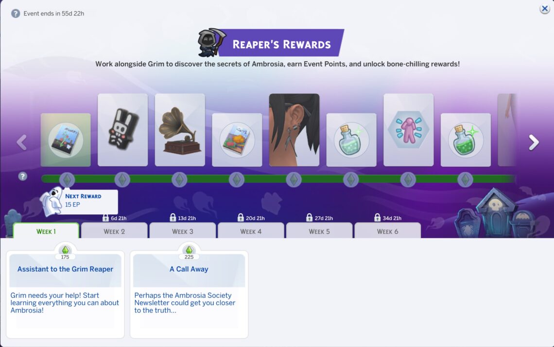 Ultimate Guide to The Sims 4 Reaper's Rewards Event