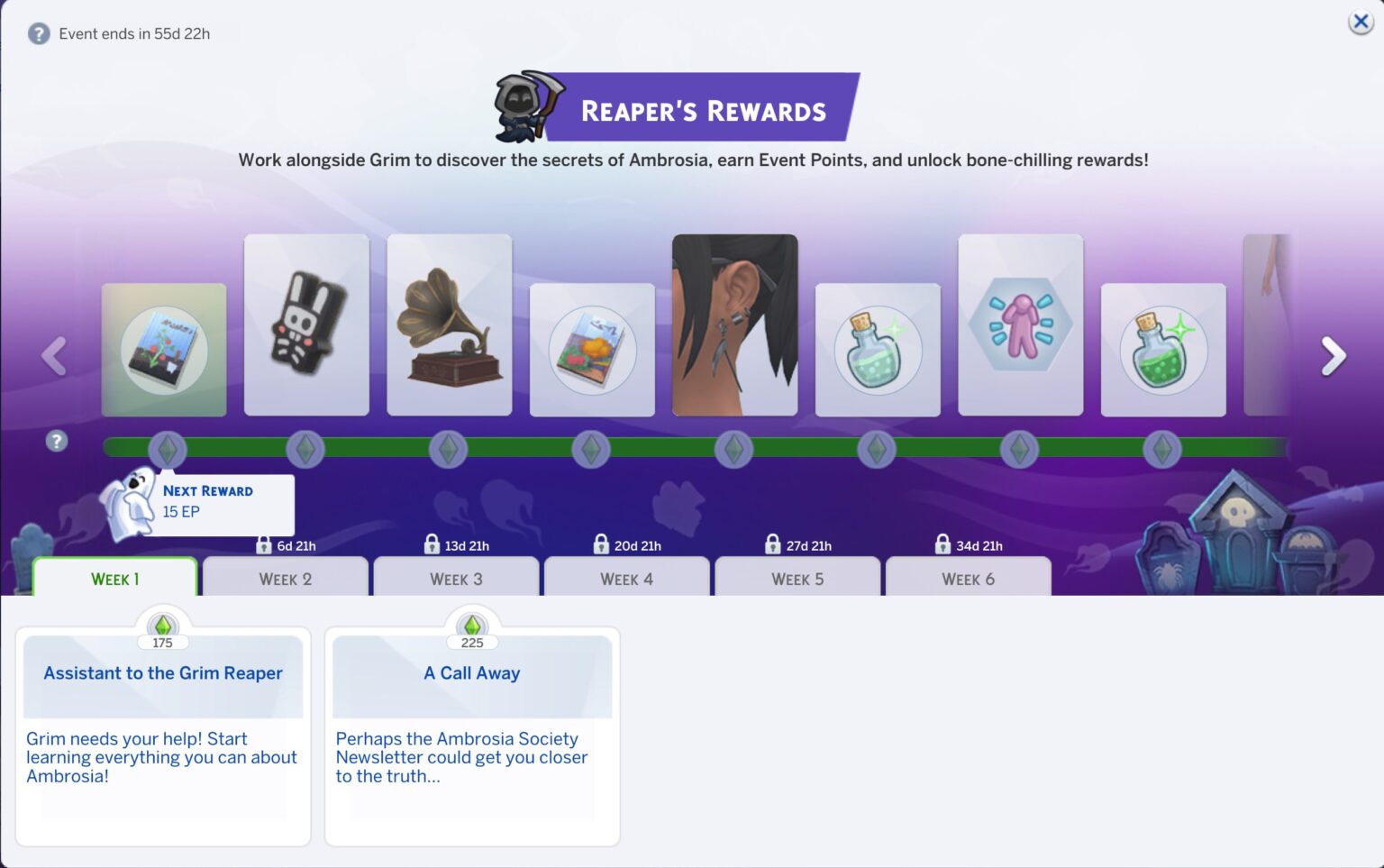 Ultimate Guide to The Sims 4 Reaper's Rewards Event