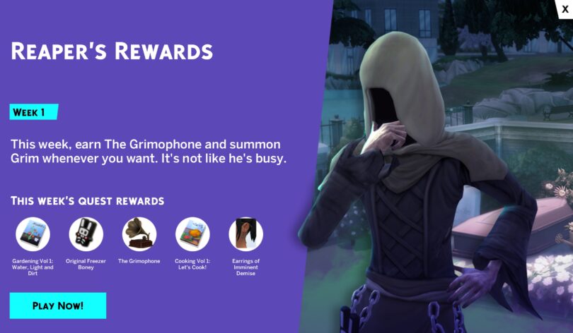 Ultimate Guide to The Sims 4 Reaper's Rewards Event