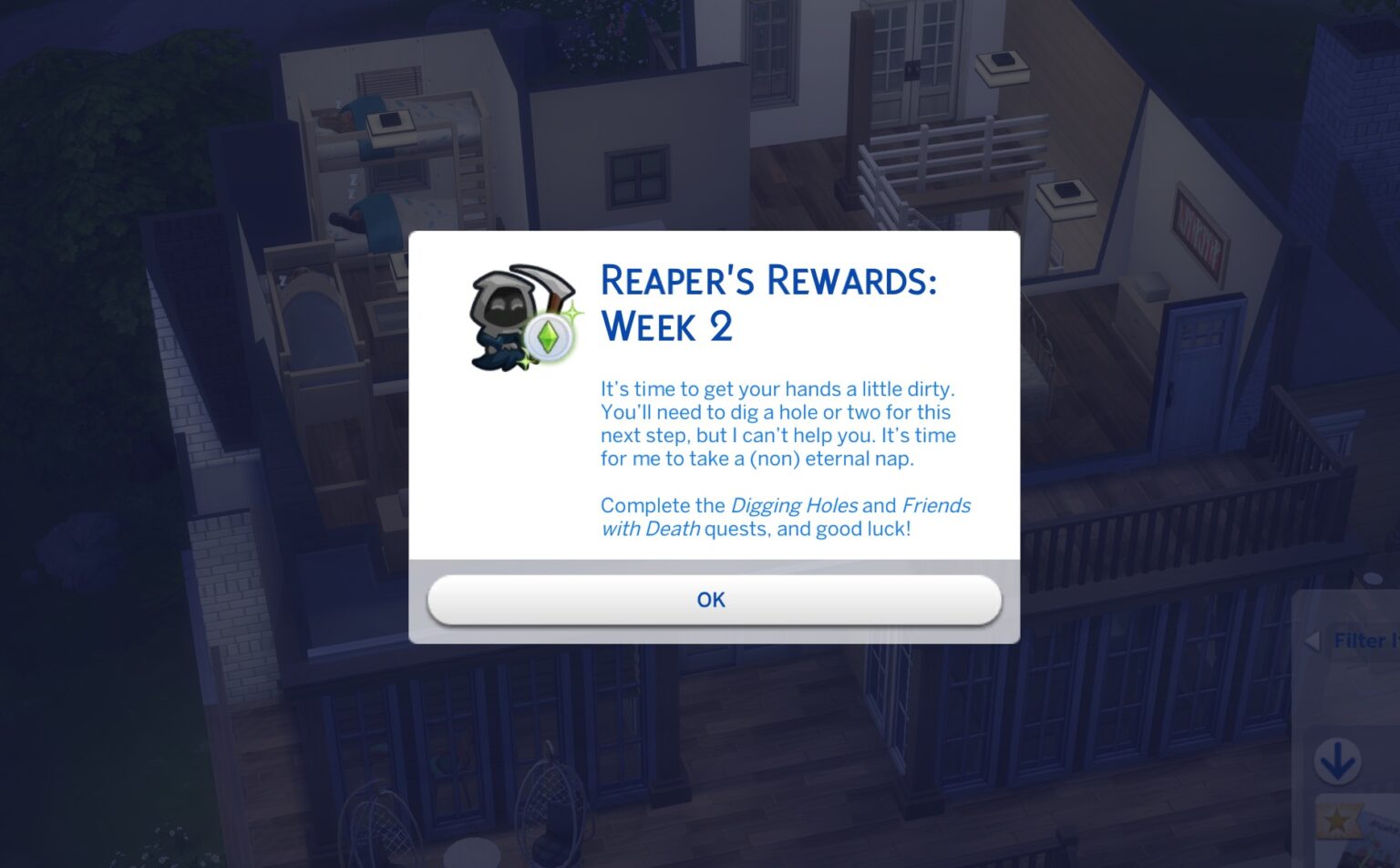 The Sims 4 Reaper's Rewards Event: Week 2 Quests & Rewards