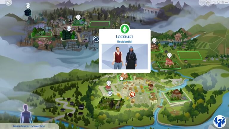 The Sims 4 Life & Death: World Map Revealed