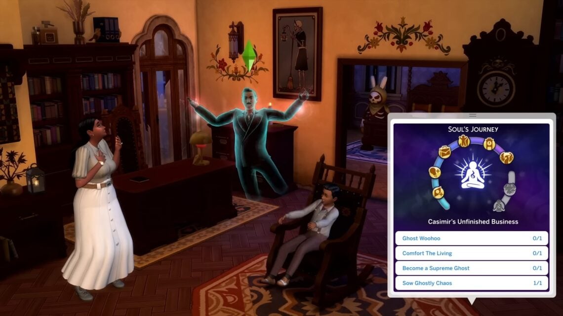 Ghost Power Tree coming with The Sims 4 Life & Death