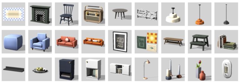 The Sims 4 Creator Kits: All Objects Included (Cozy Kitsch and Sweet ...