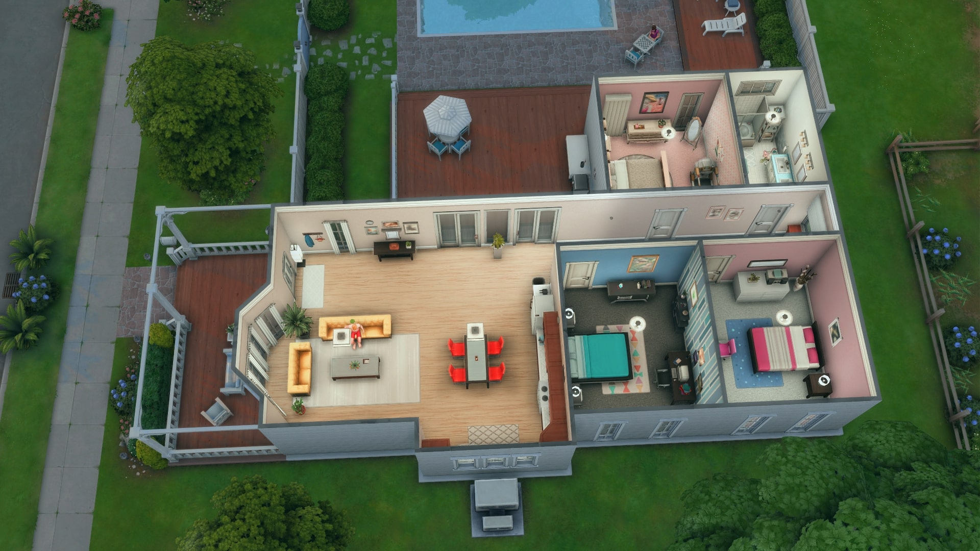 Before and After: The Sims 4 Base Game House Refresh Edition