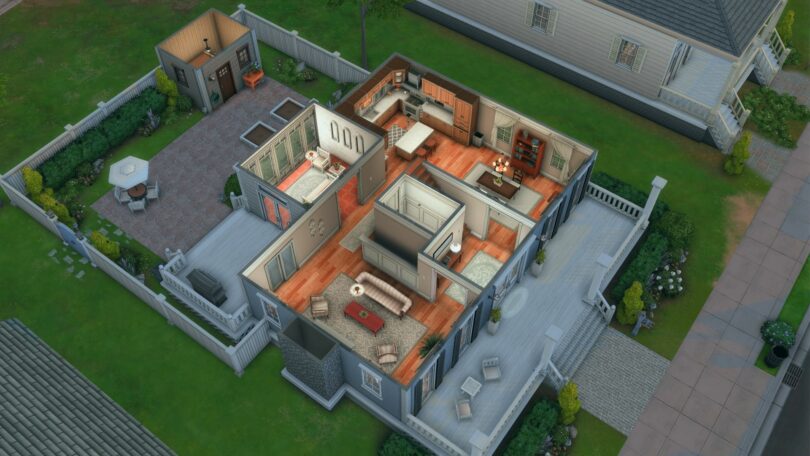 Before and After: The Sims 4 Base Game House Refresh Edition