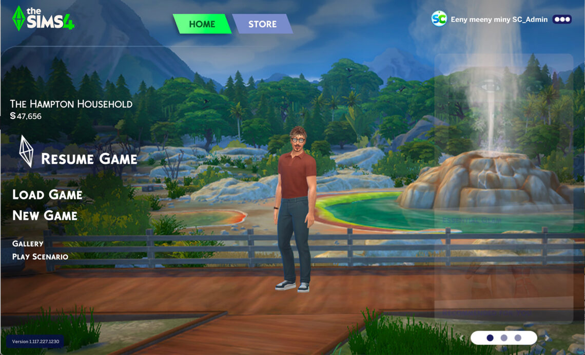 The Sims 4 Main Menu Goes Dynamic!