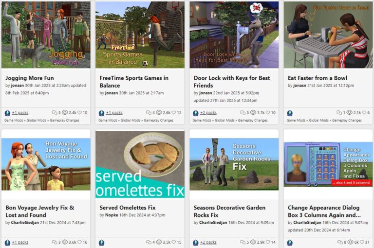The Sims 1 & The Sims 2 Rerelease | Stories, Mods And Builds