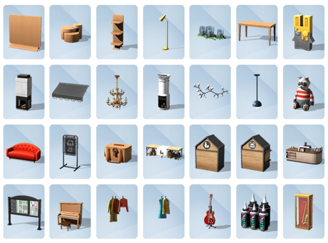 All Items Coming With The Sims 4 Businesses & Hobbies