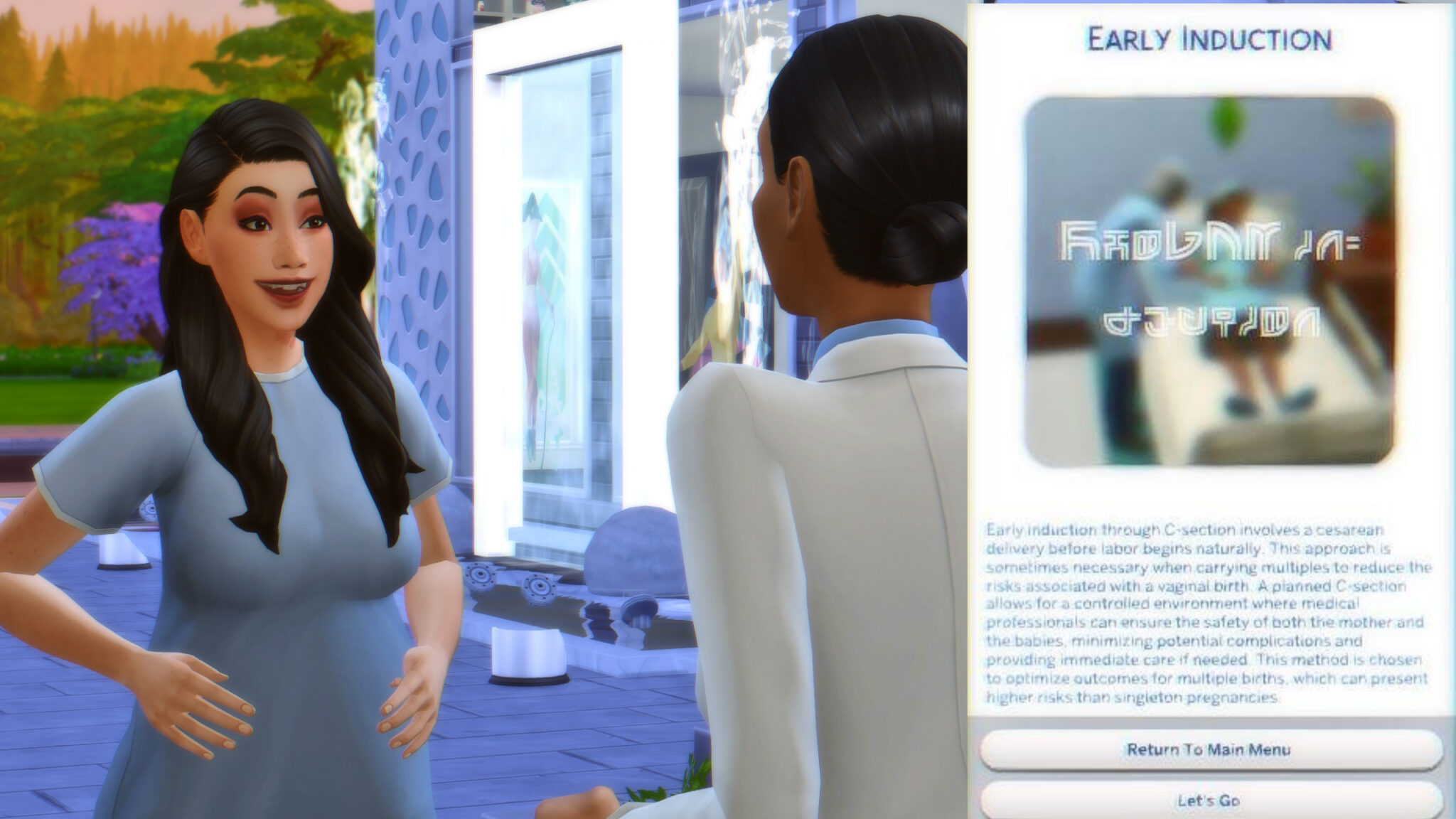 The Sims 4 Realistic Childbirth Mod: Llamaze, NICU and Nursing Walkthrough