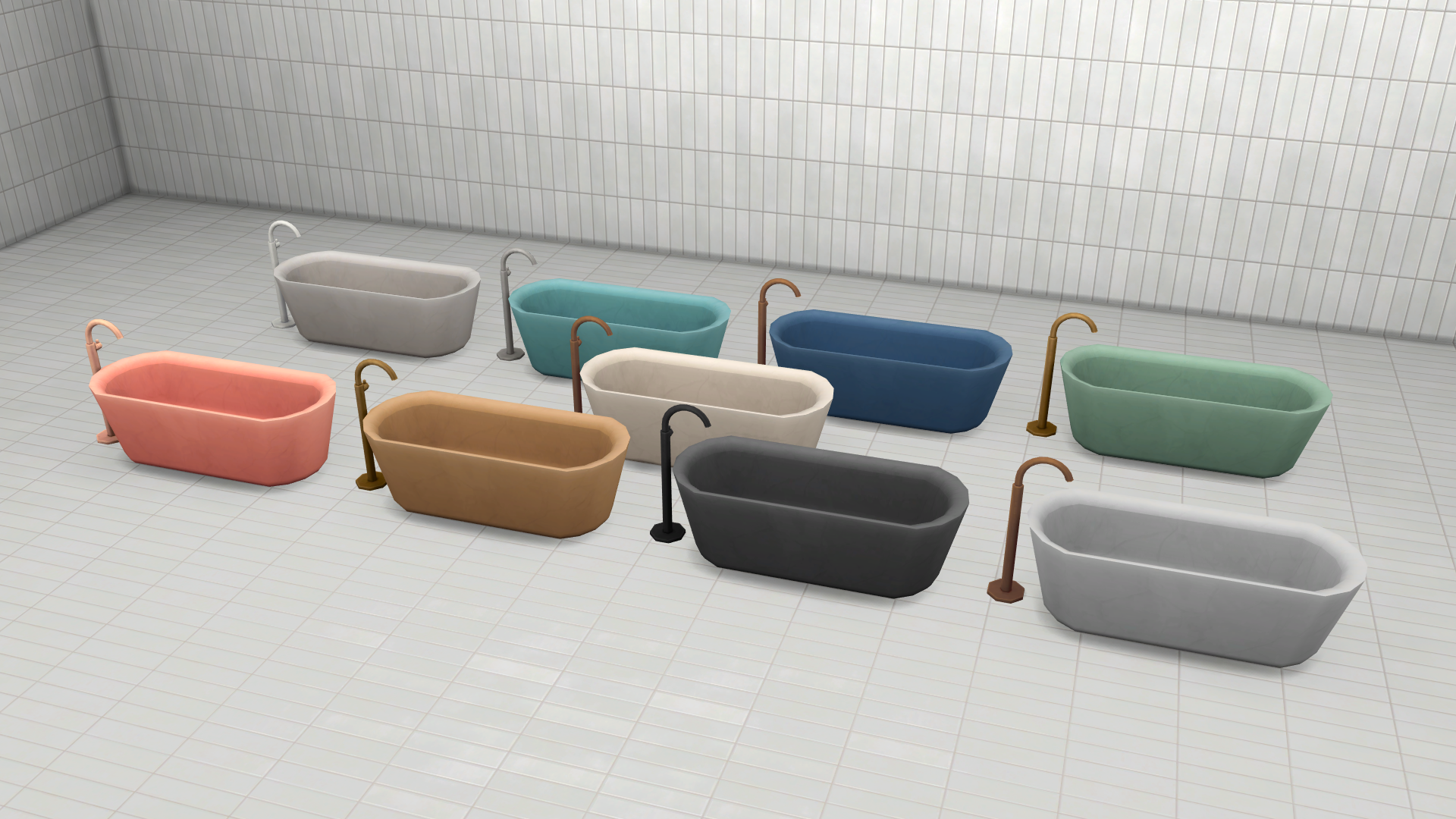 The Sims 4 Sleek Bathroom Kit Review