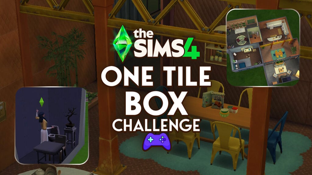 We Give The Sims 4 One Tile Box Challenge a Try! (Rules & Playthrough)