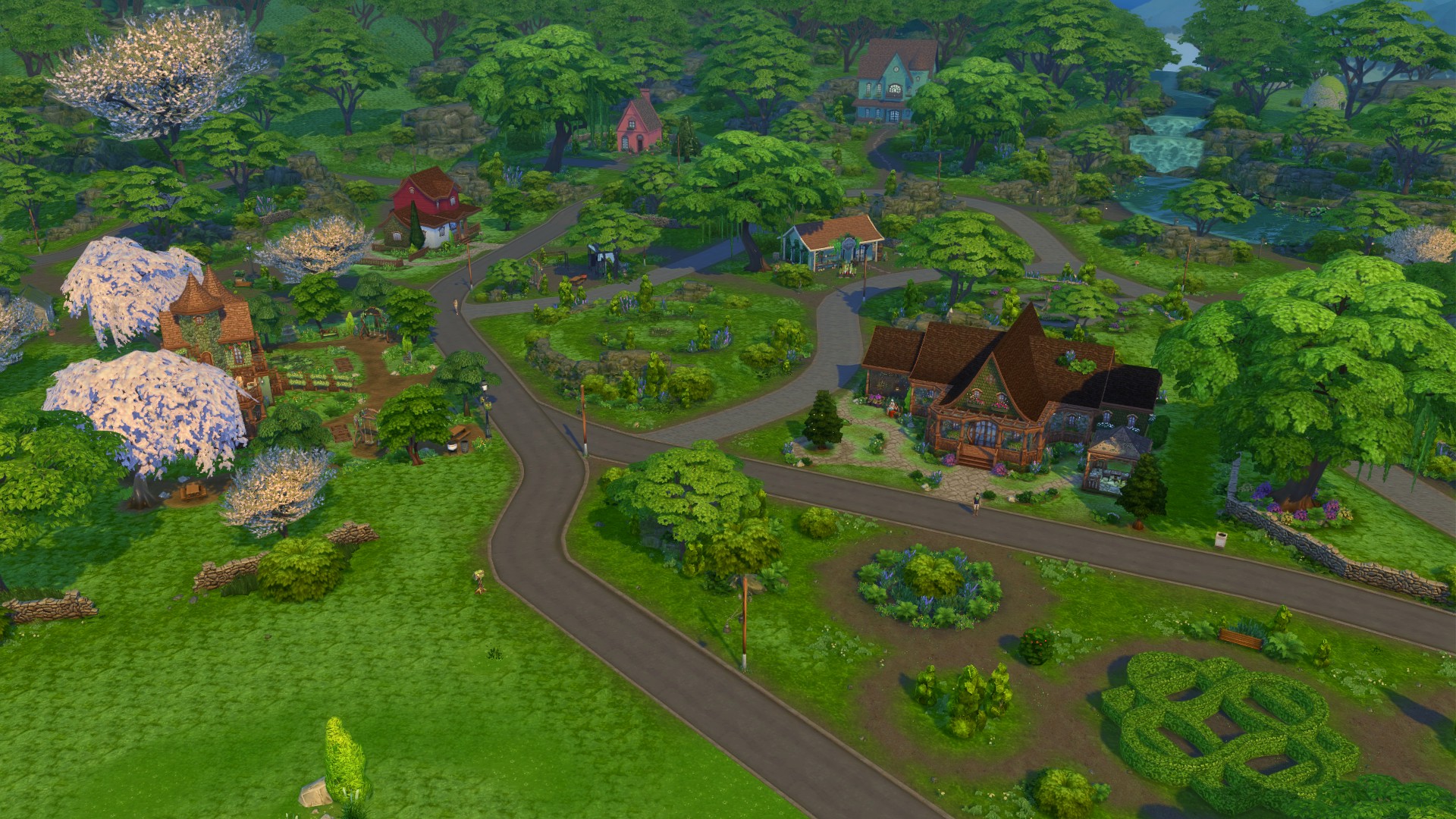 The Sims 4 Enchanted by Nature: Innisgreen World Overview