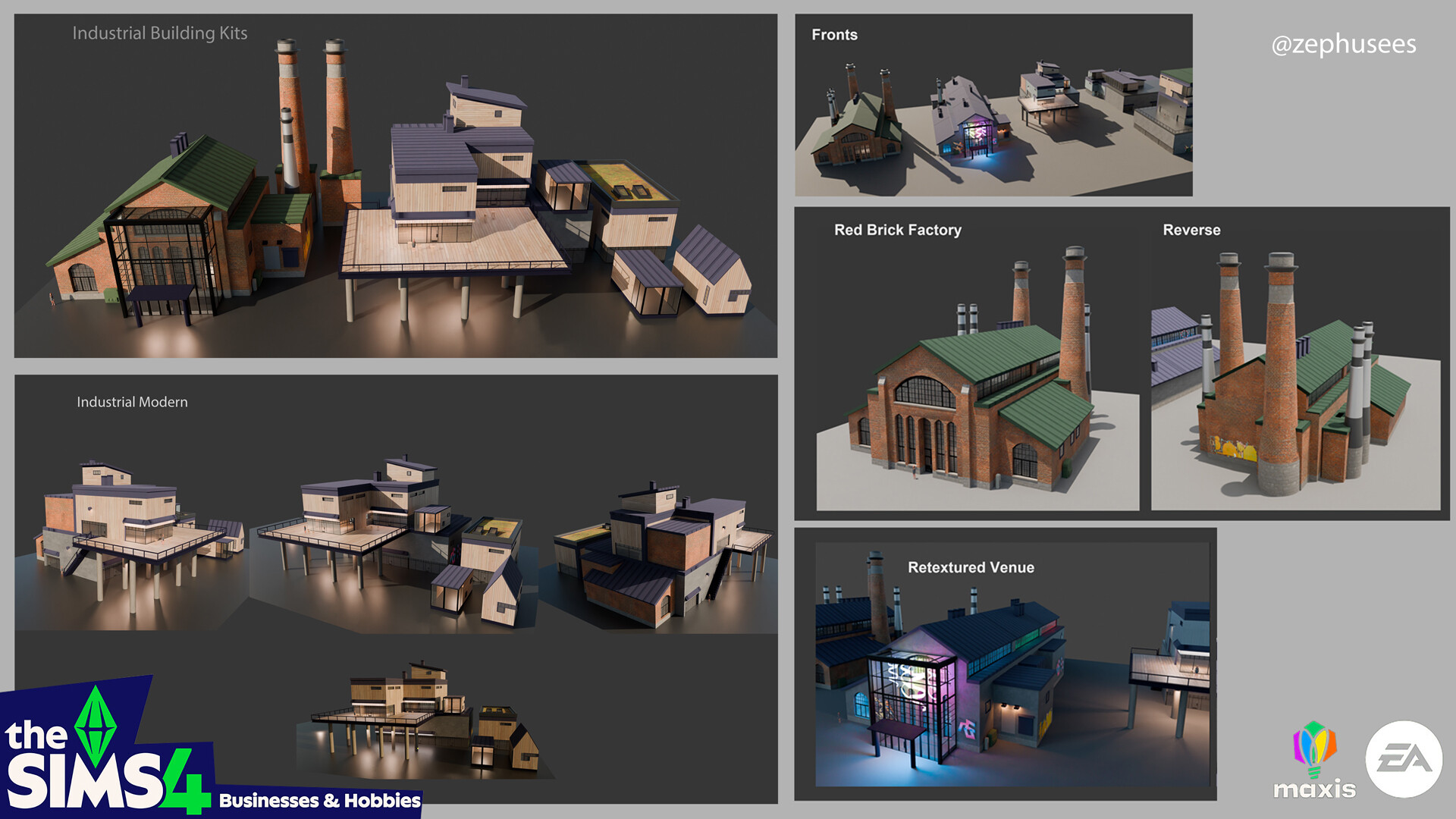 See the Official Concept Art for The Sims 4 Businesses & Hobbies