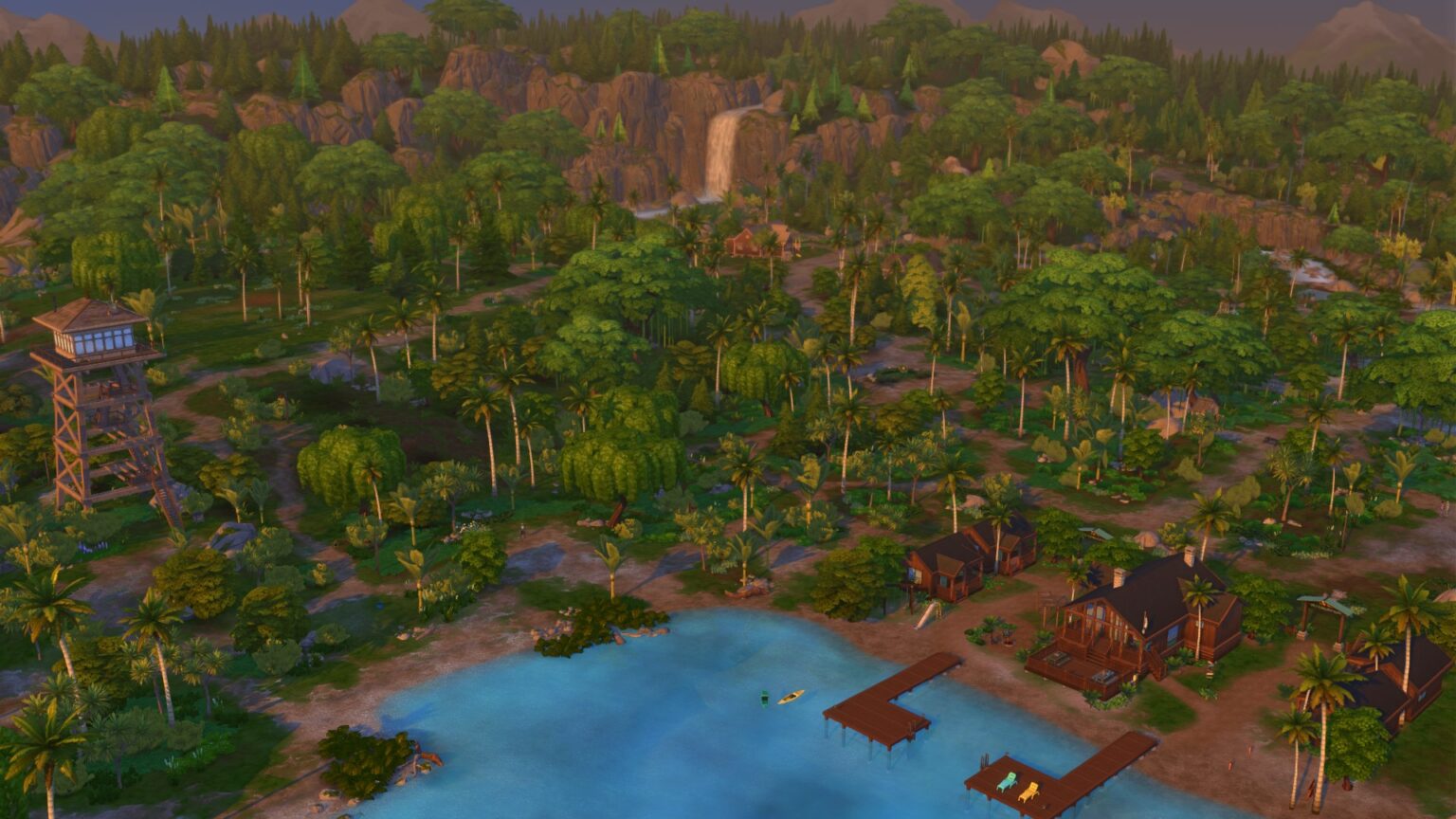 The Sims 4 Adventure Awaits: Gibbi Point World Overview