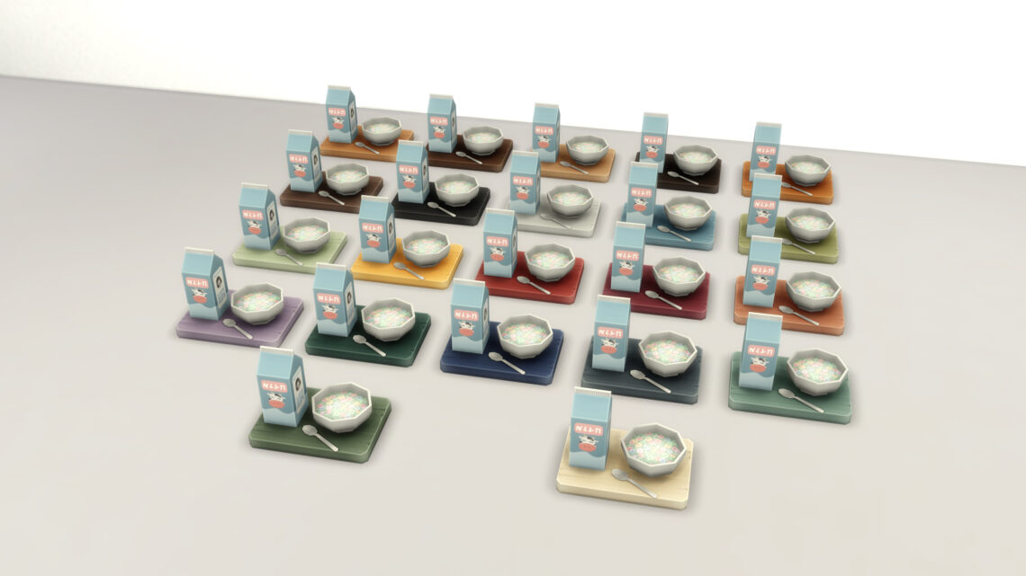 The Sims 4 Daily Delights CC Kit: 31 New Kitchen Objects by Simspancake!