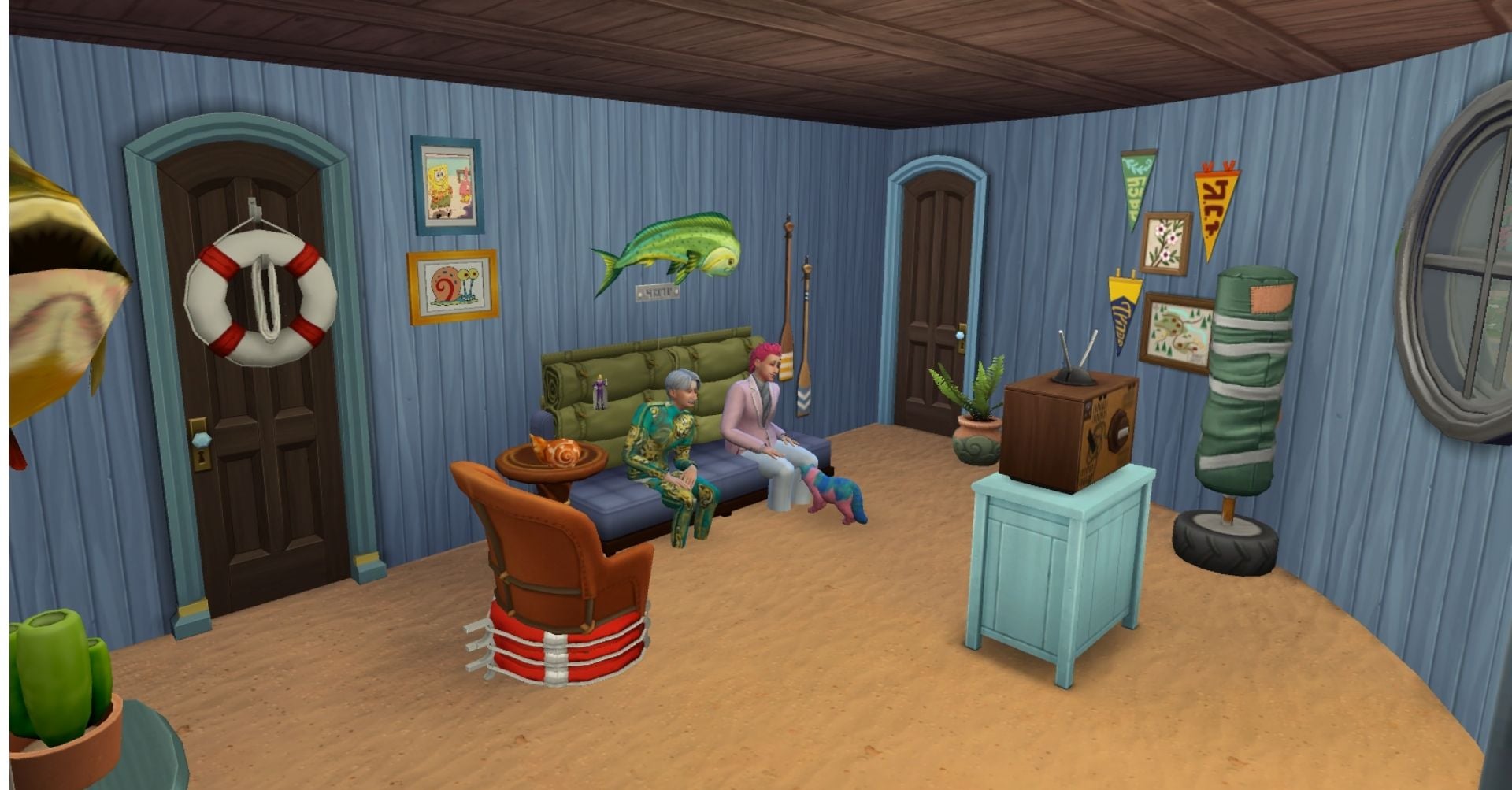 Exploring The Creative Sims 4 SpongeBob Save File