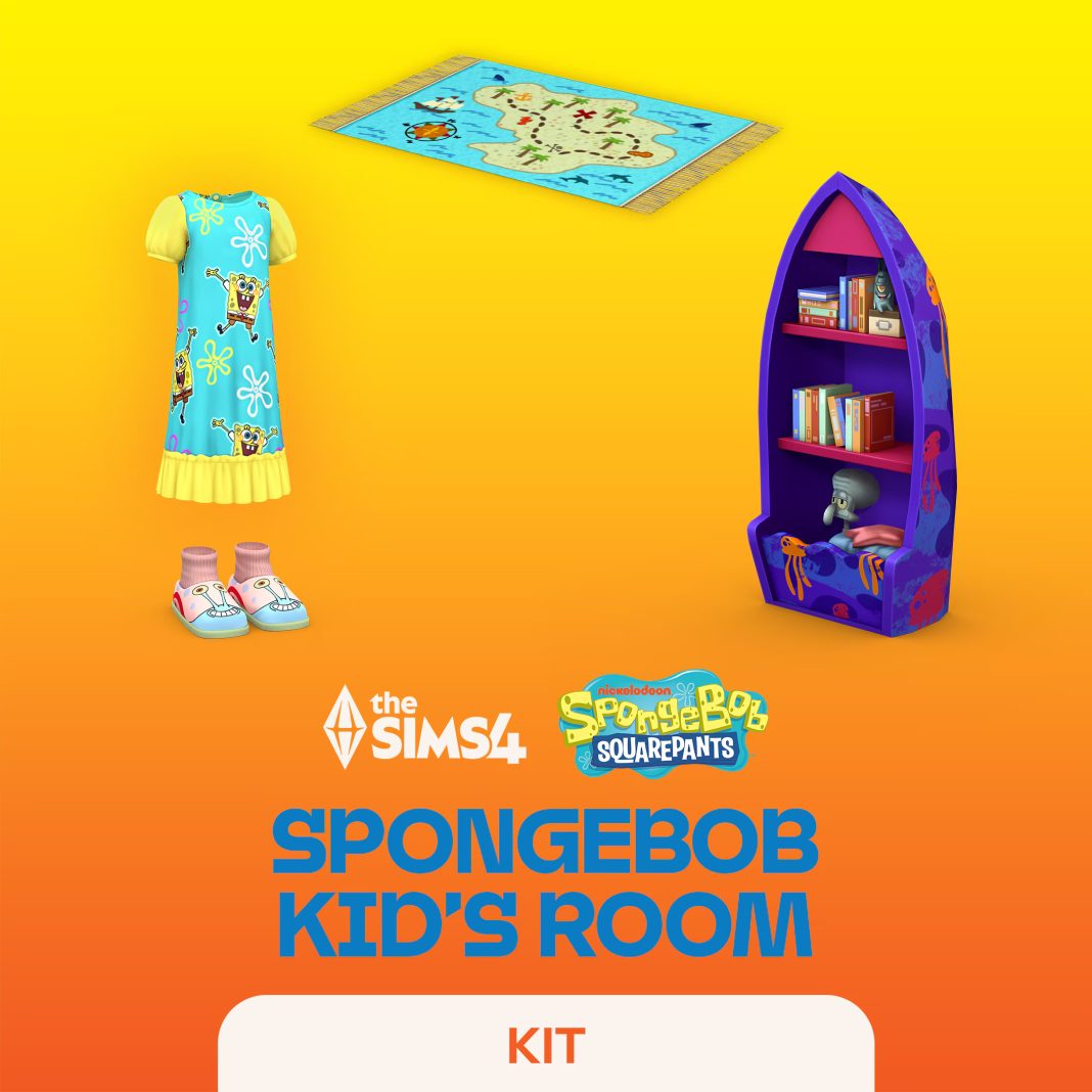 OUT NOW: Two New The Sims 4 SpongeBob Kits and a Bundle