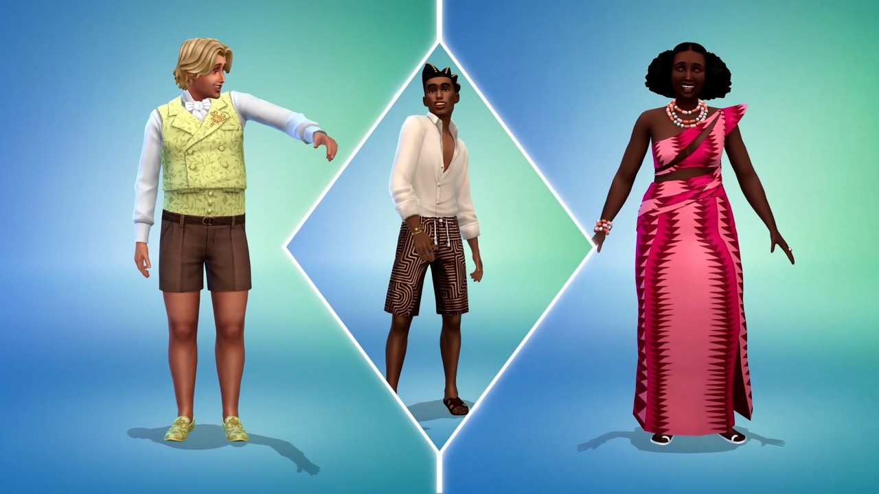 219 New Assets: The Sims 4 Royalty & Legacy CAS Overview