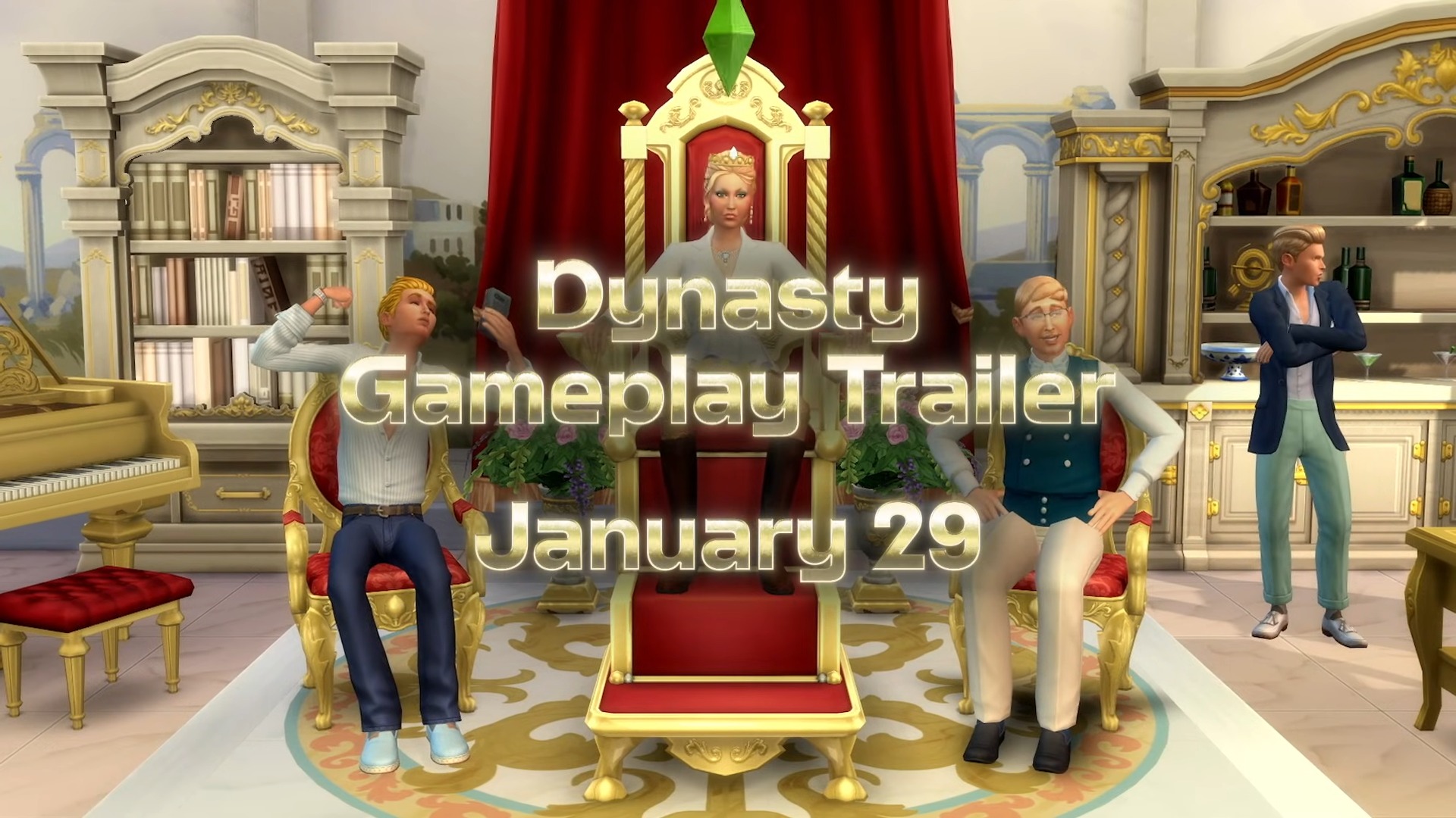 Maxis Announces Second The Sims 4 Royalty & Legacy Gameplay Trailer!