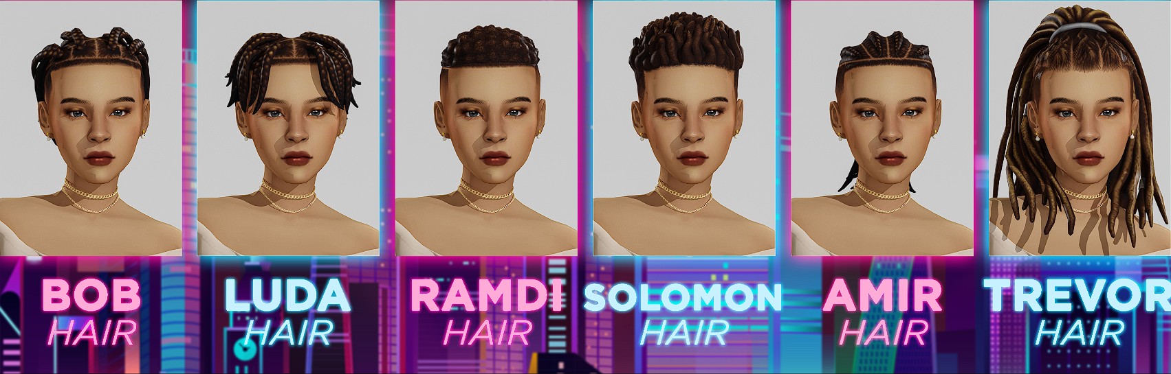 The Sims 4 Textured Hairstyles CC Showcase: Stunning Afro-Textured ...