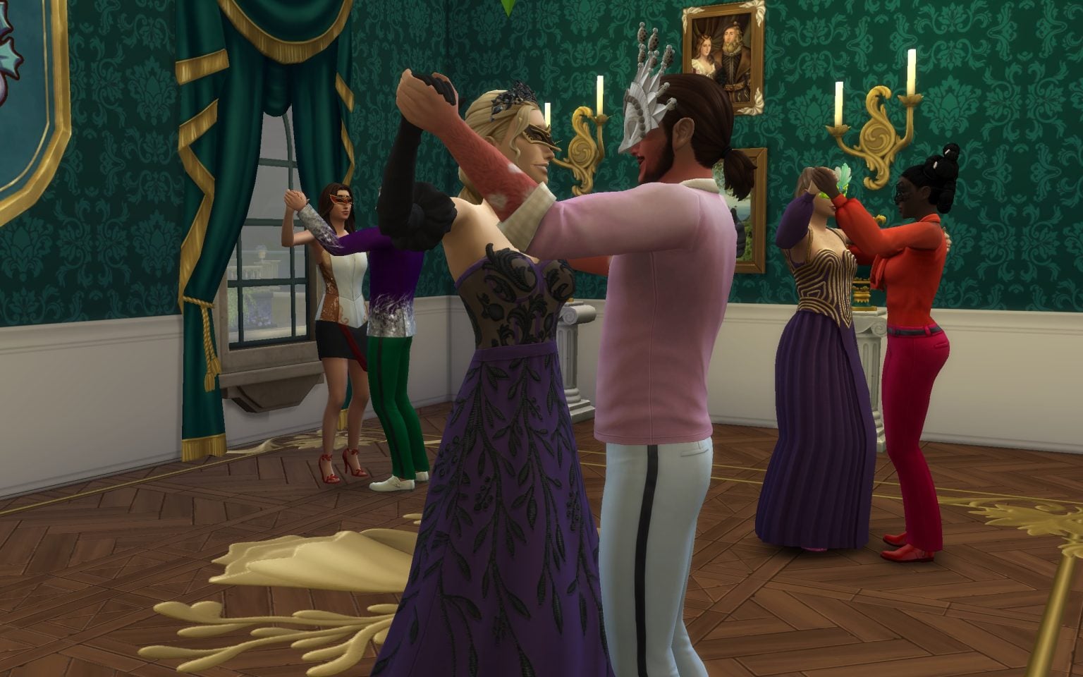Hosting the Perfect Gold Grand Ball in The Sims 4 Royalty & Legacy